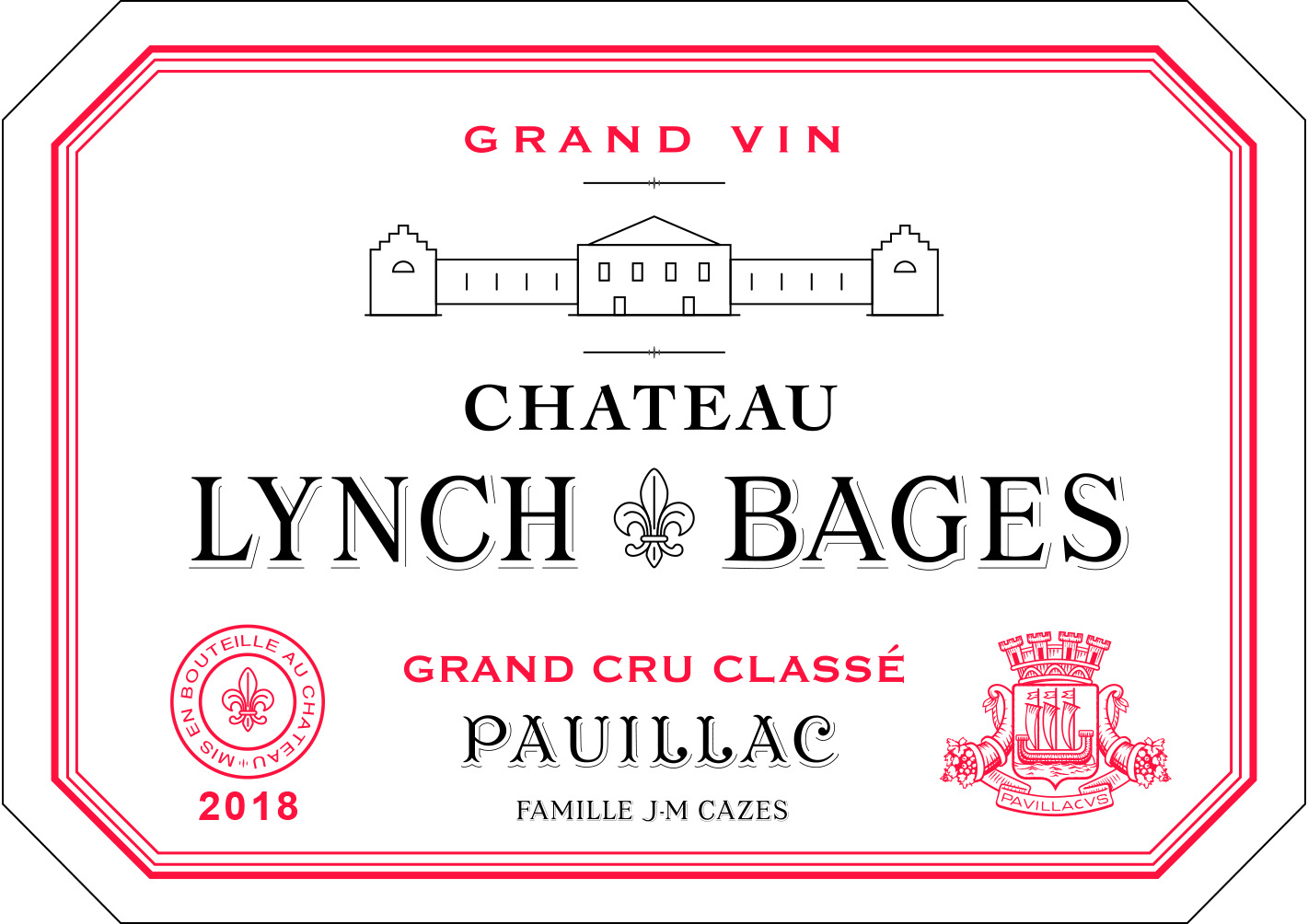Wine from Château Lynch-Bages, Grand Cru Classé Pauillac